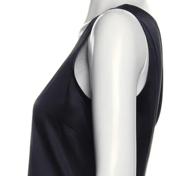 St. John | Tops | Silk Tank St John Caviar | Poshmark